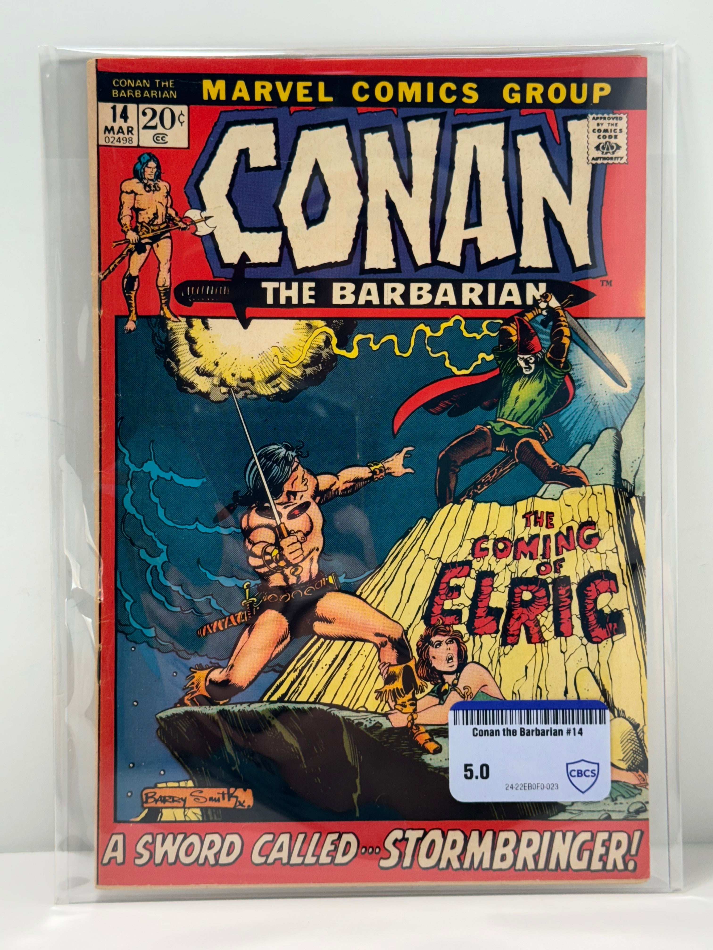 Conan the Barbarian #14 (Marvel Comics March 1972) CBCS Comic Review 5 ...