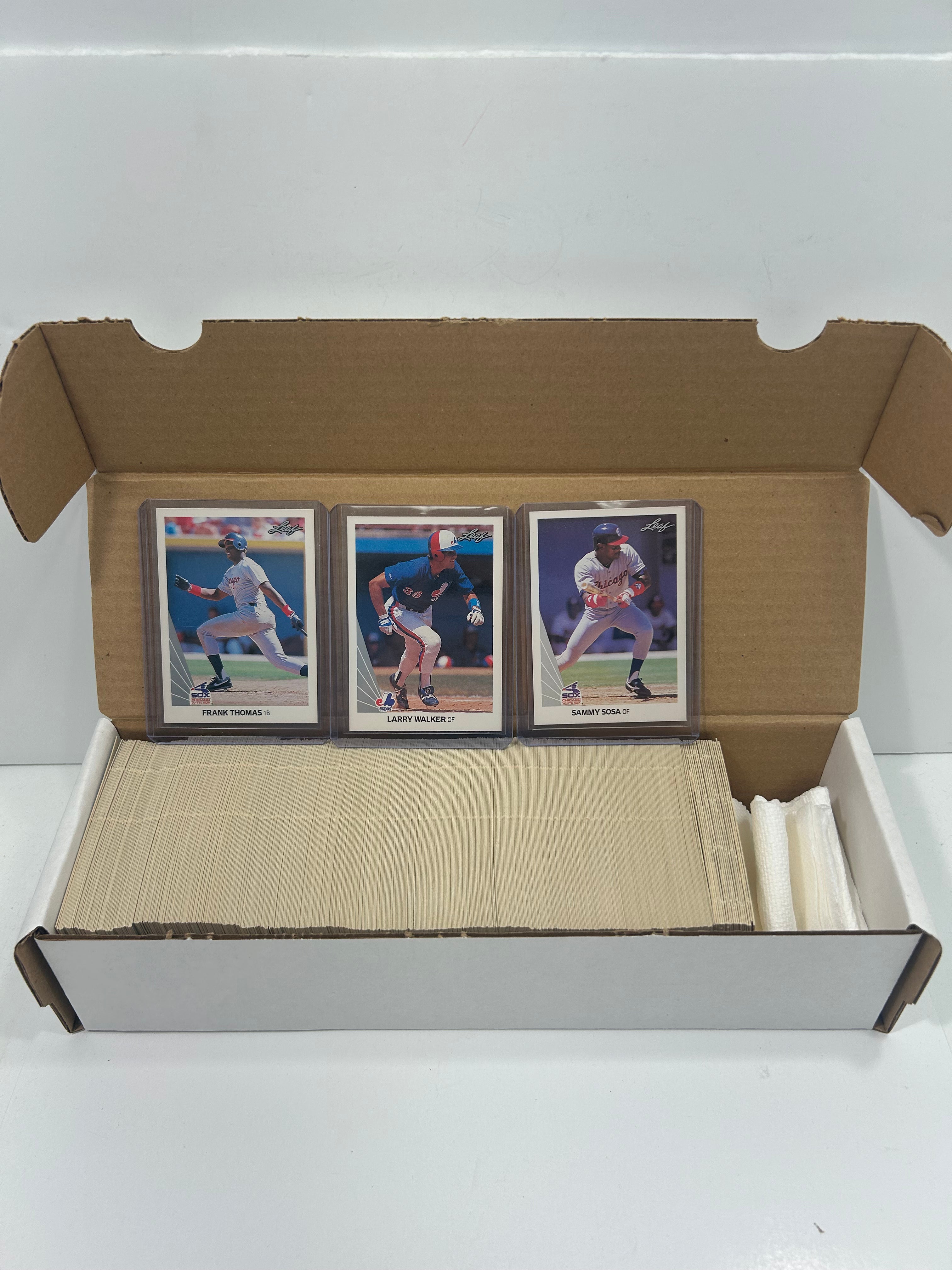 1990 Topps Baseball Complete Set (549) FRANK THOMAS ROOKIE RC – Dallas ...