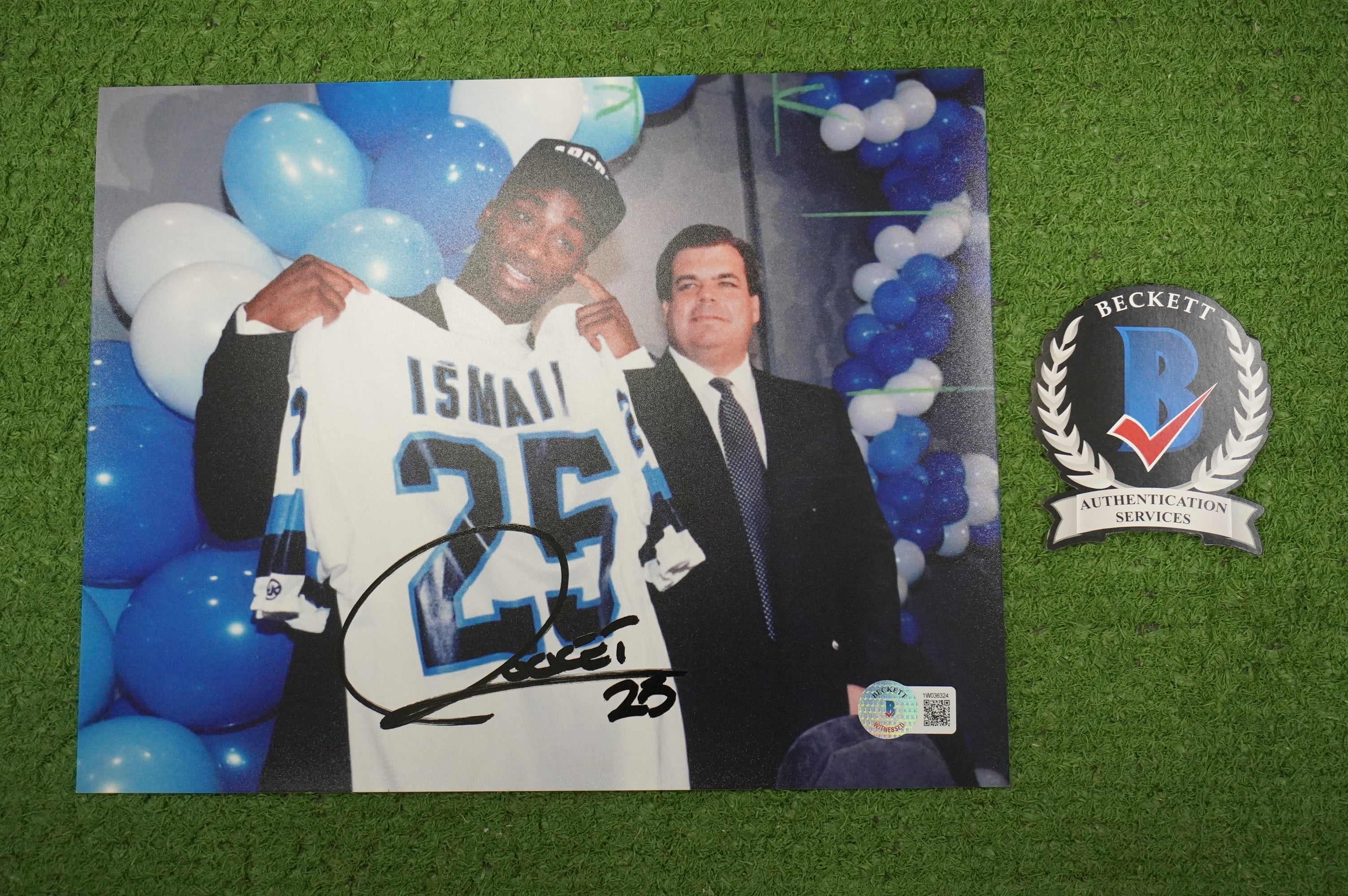 RAGHIB "ROCKET" ISMAIL SIGNED 8x10 Carolina Panthers BAS COA – Dallas ...