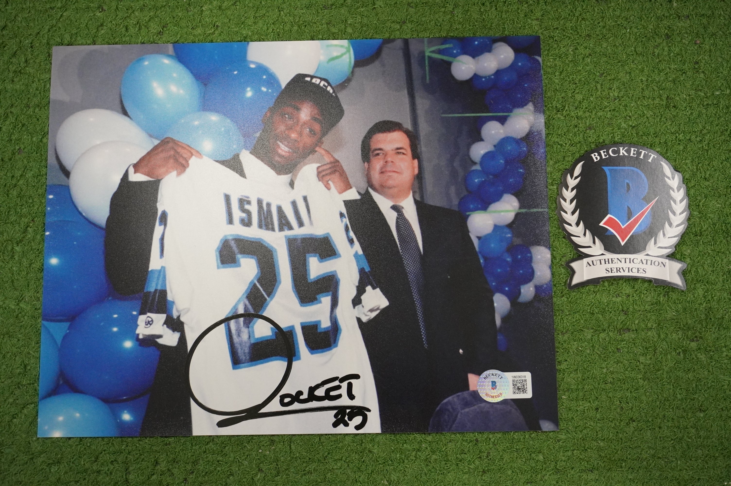 RAGHIB "ROCKET" ISMAIL SIGNED 8x10 Carolina Panthers BAS COA – Dallas ...