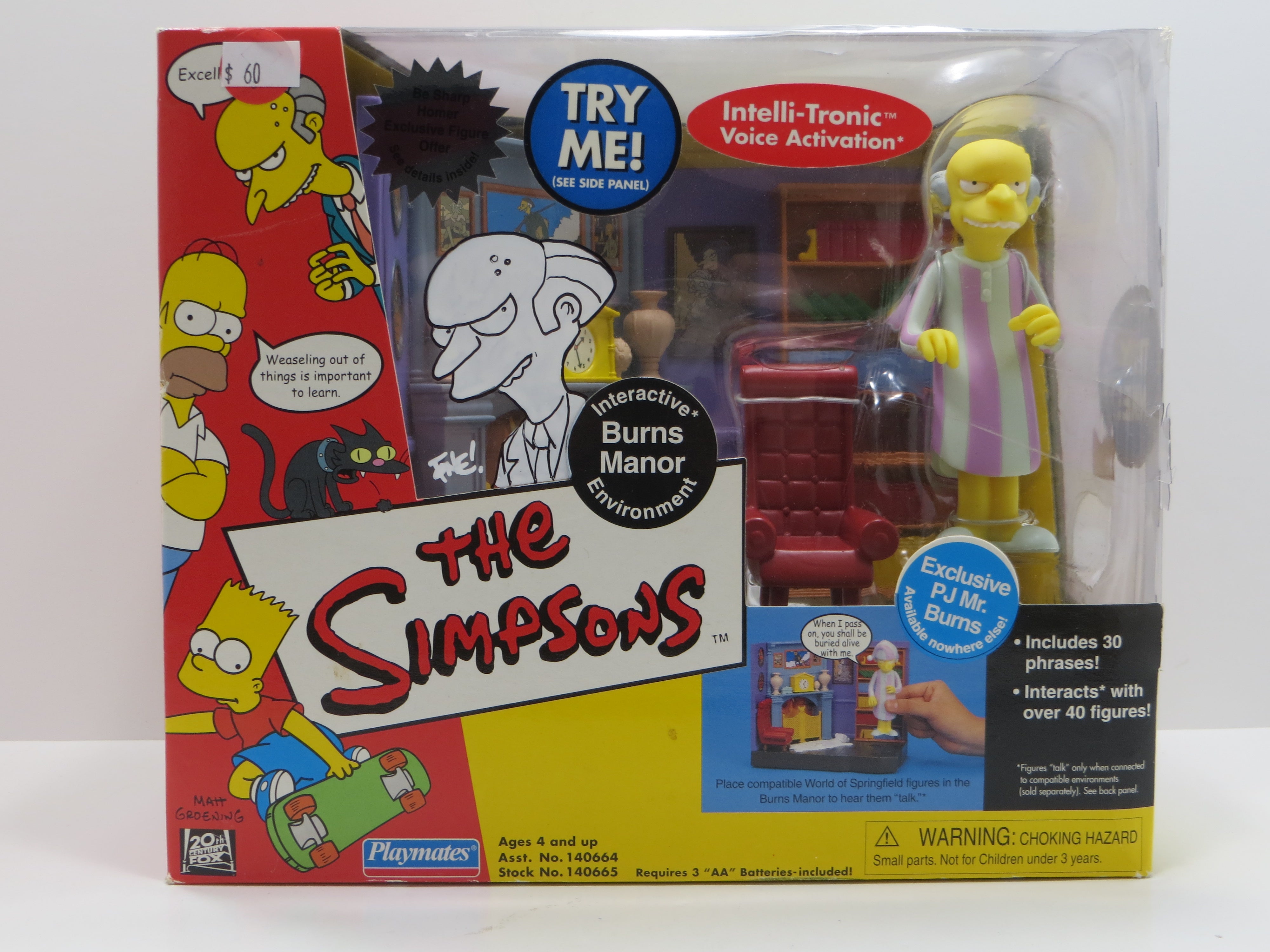 TONE RODRIGUEZ SIGNED SKETCHED Burns Manor SIMPSONS FIGURINE – Dallas ...