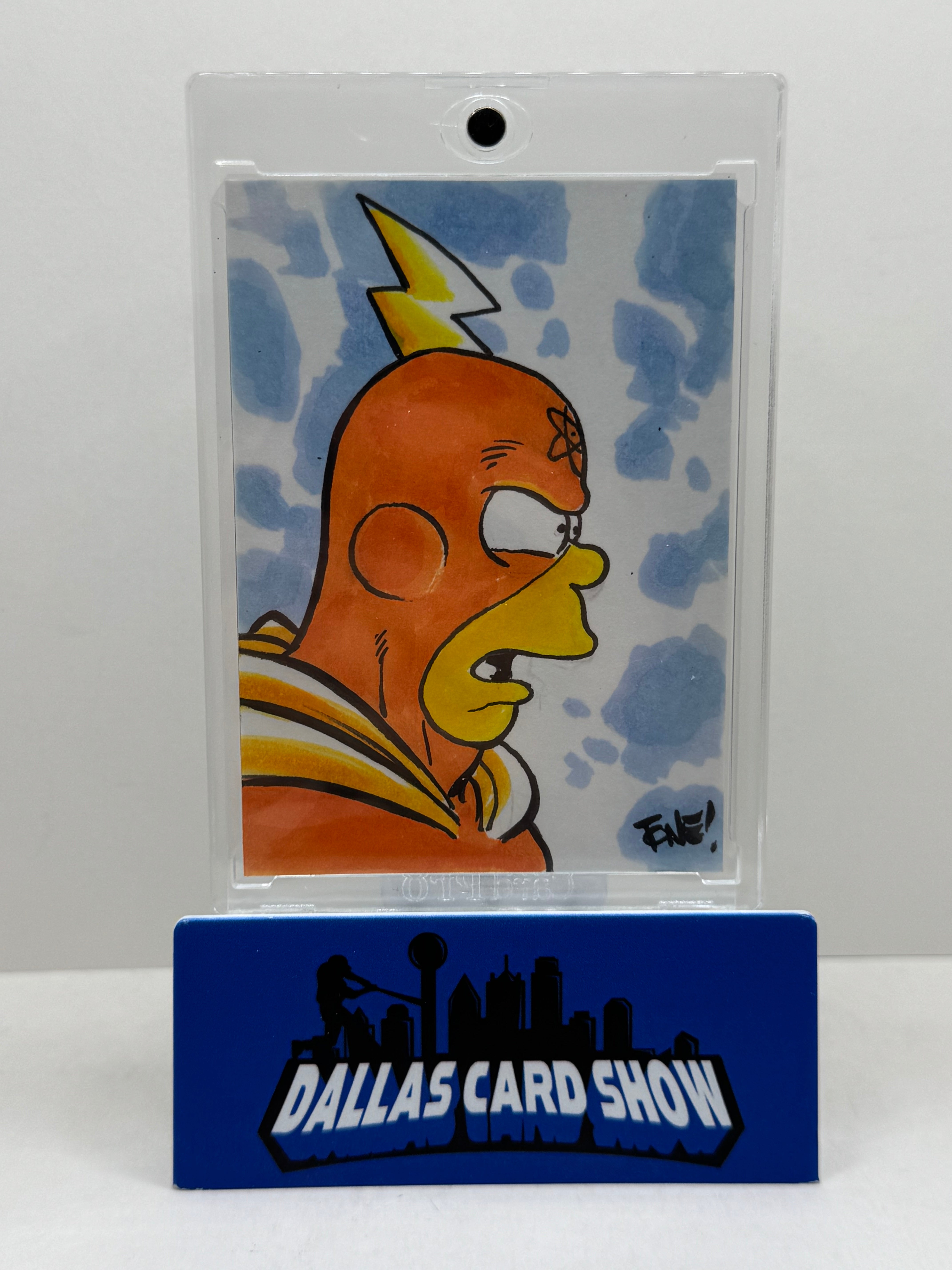 2024 Dallas Card Show One of a Kind Radioactive Man Sketch Card by Ton