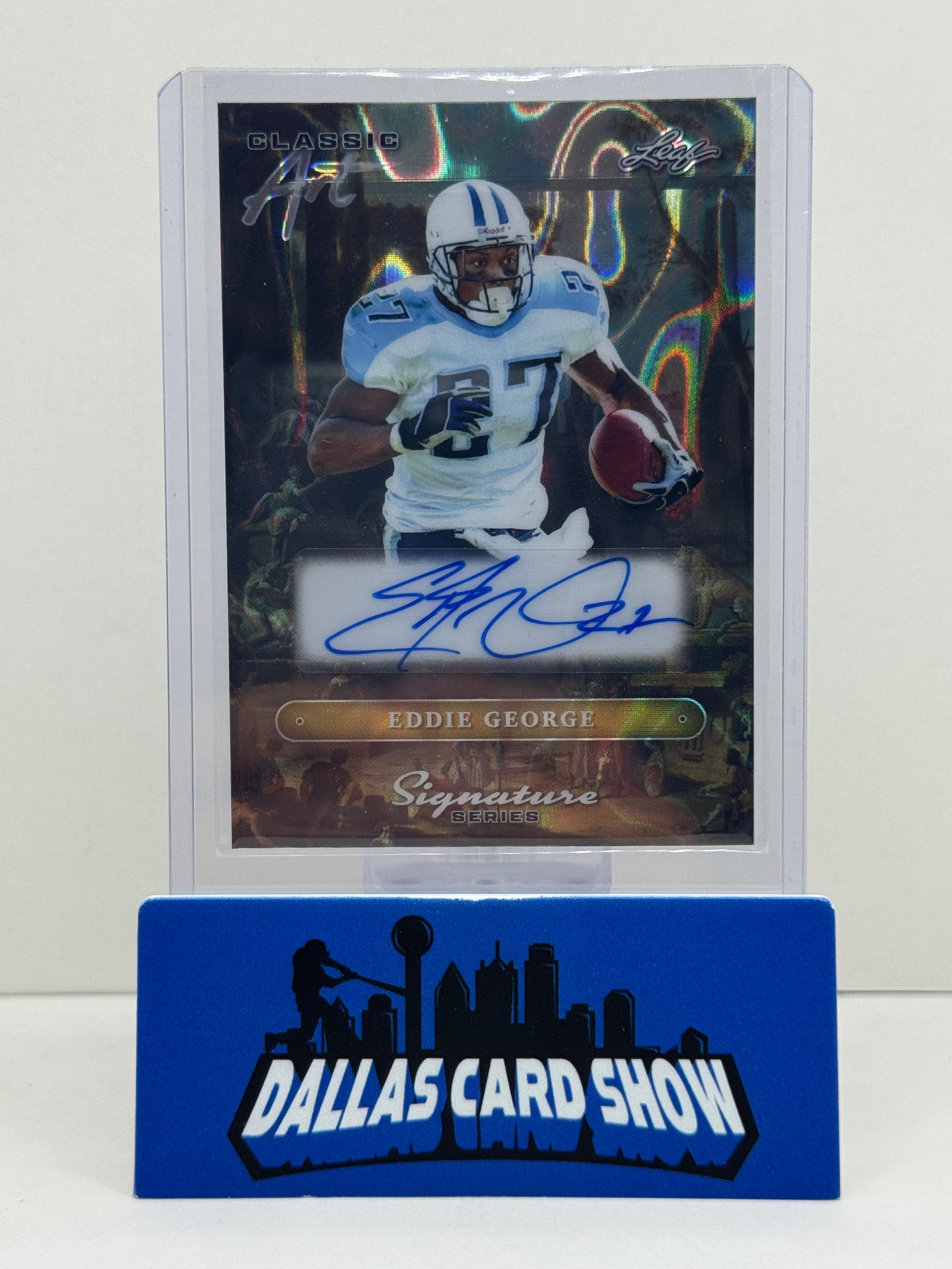 2025 Leaf Signature Series #CA-EG2 Eddie George Class Art Autograph 1 ...