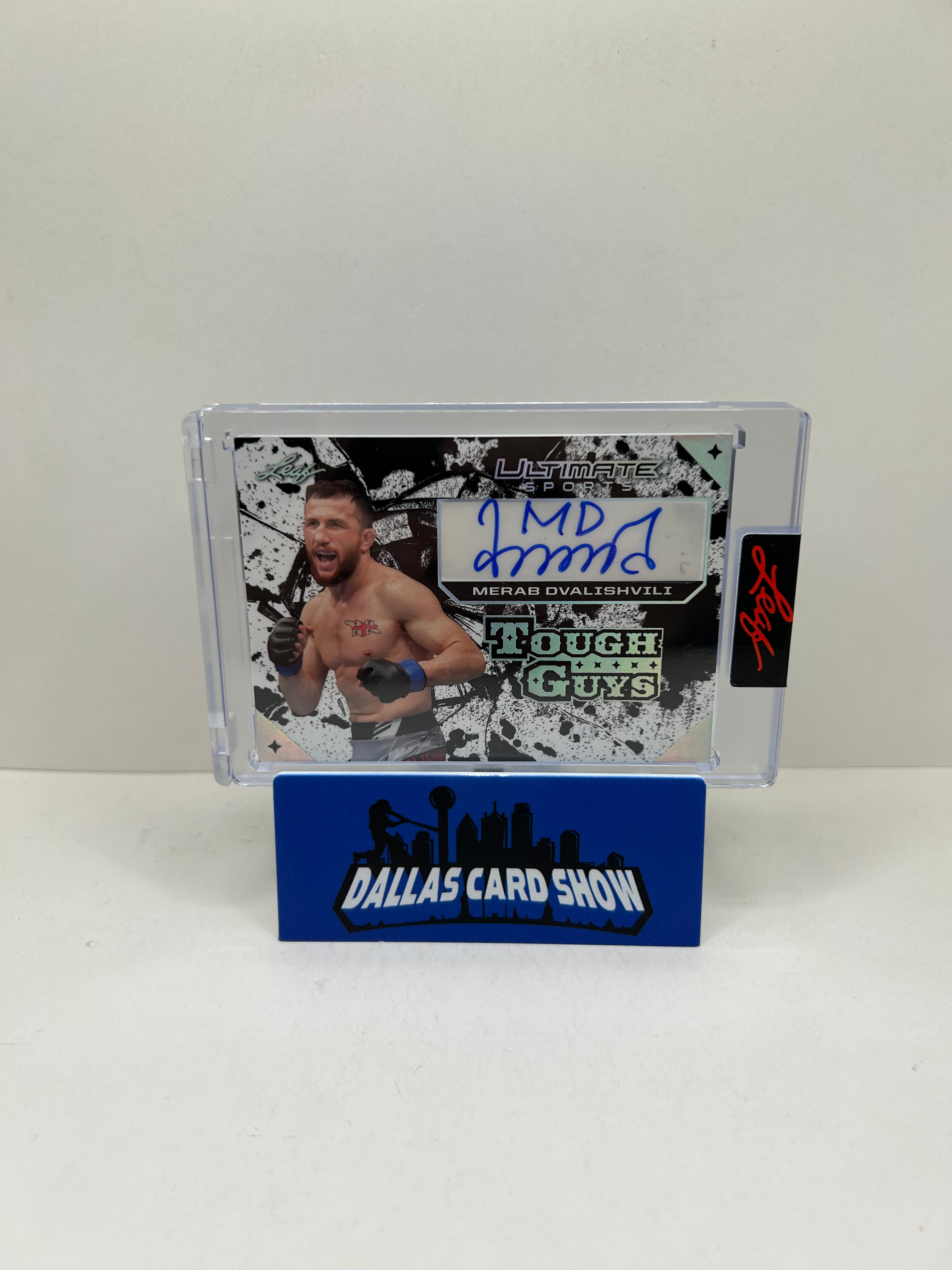 2024 Leaf Ultimate Sports Merab Dvalishvili Tough Guys /2 Auto Autogra ...