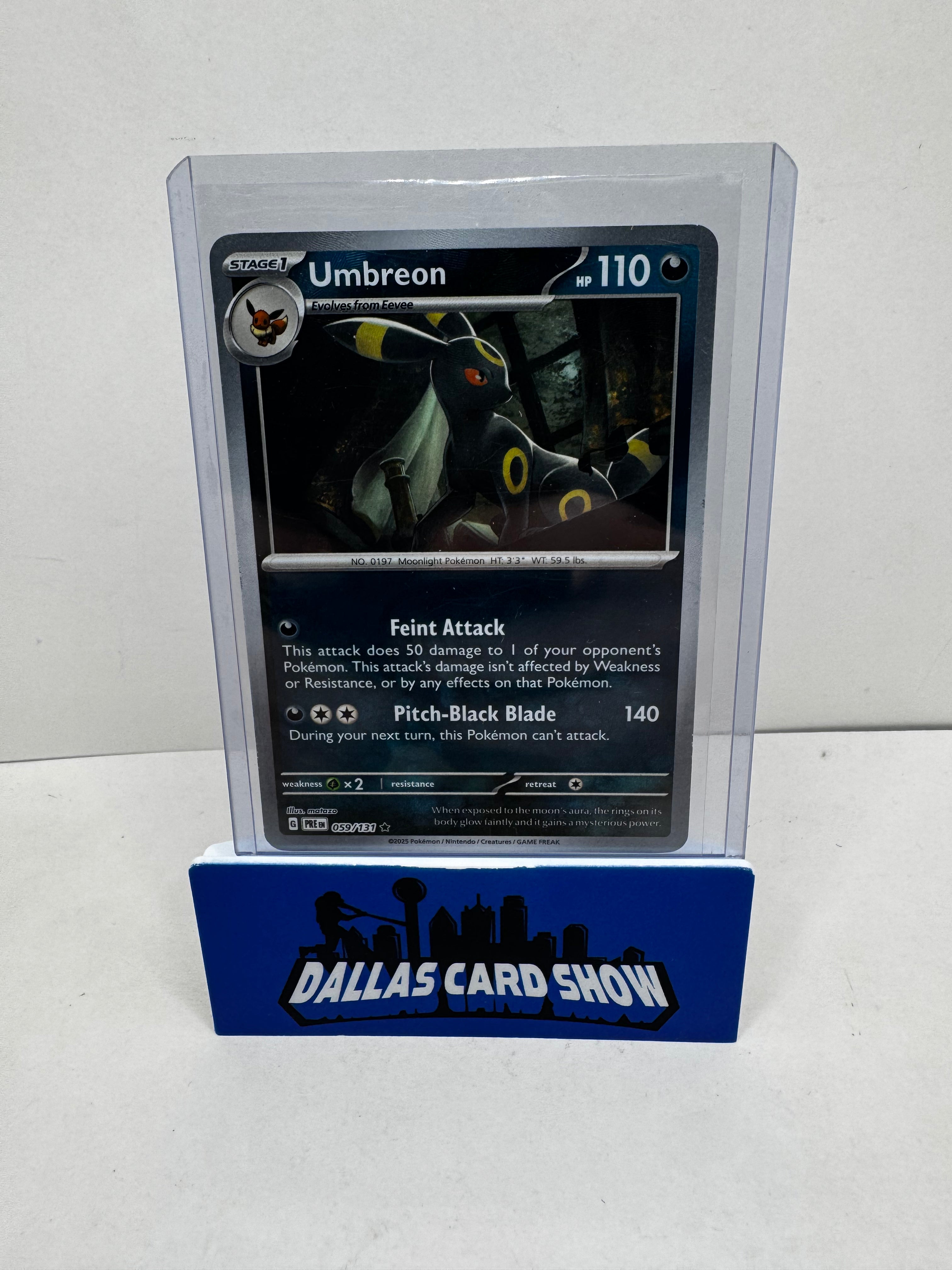 2025 Pokemon - Umbreon (Master Ball) - 059/131 Prismatic – Dallas Card Show