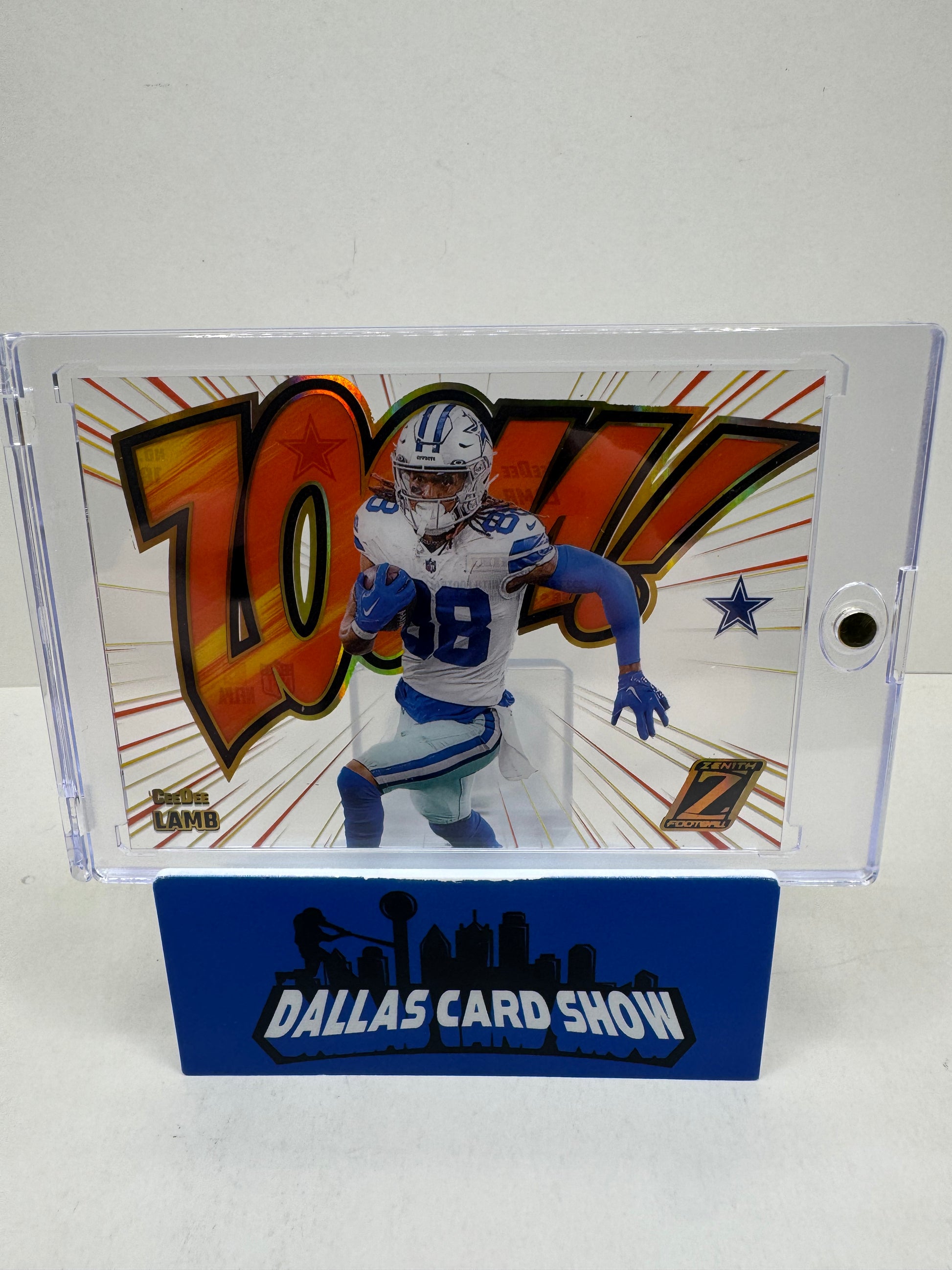 2023 Zenith Football CeeDee Lamb ZOOM! Case Hit SSP – Dallas Card Show