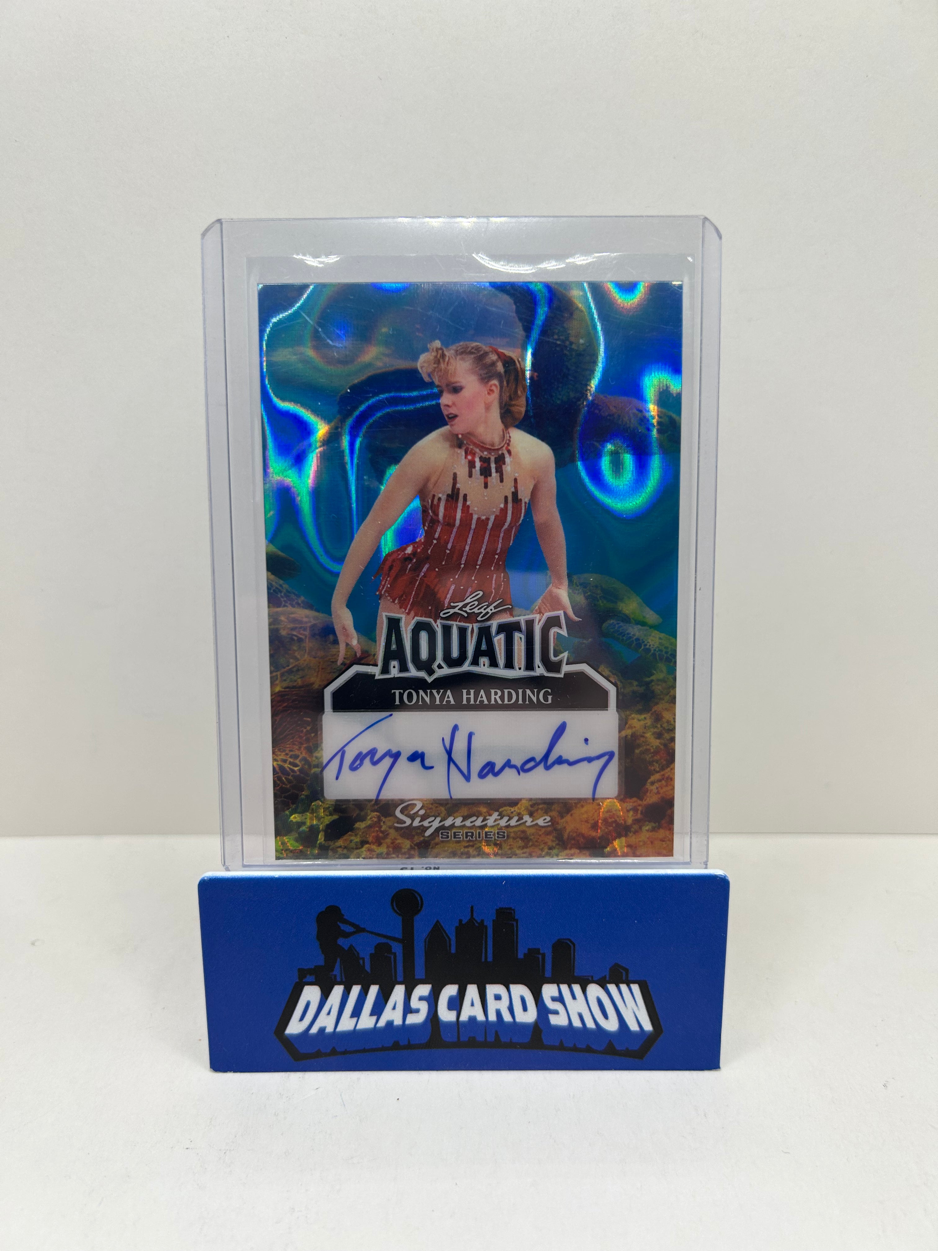 2025 Leaf Signature Series Aquatic Lava Tonya Harding 1/1 Auto – Dallas ...