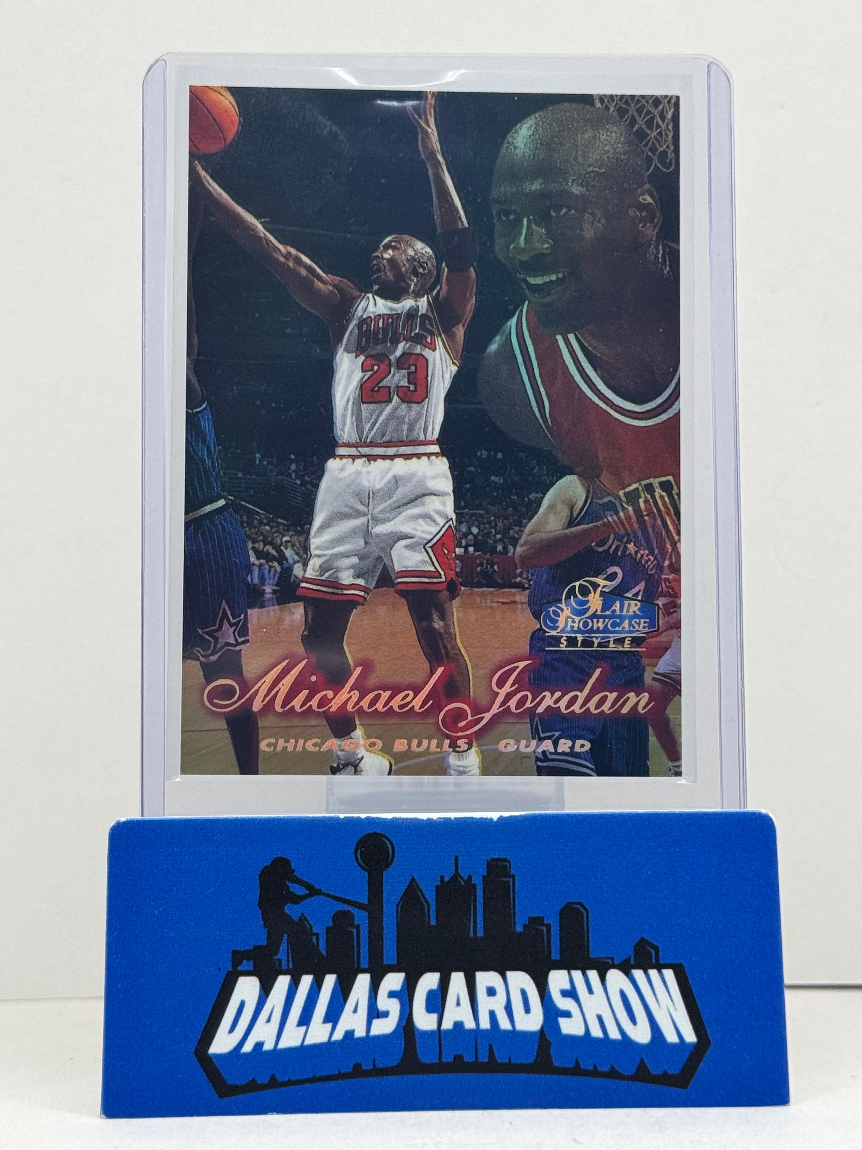 1997-98 Fleer Flair Showcase Michael Jordan Row 2 Seat 1 Showstopper B ...
