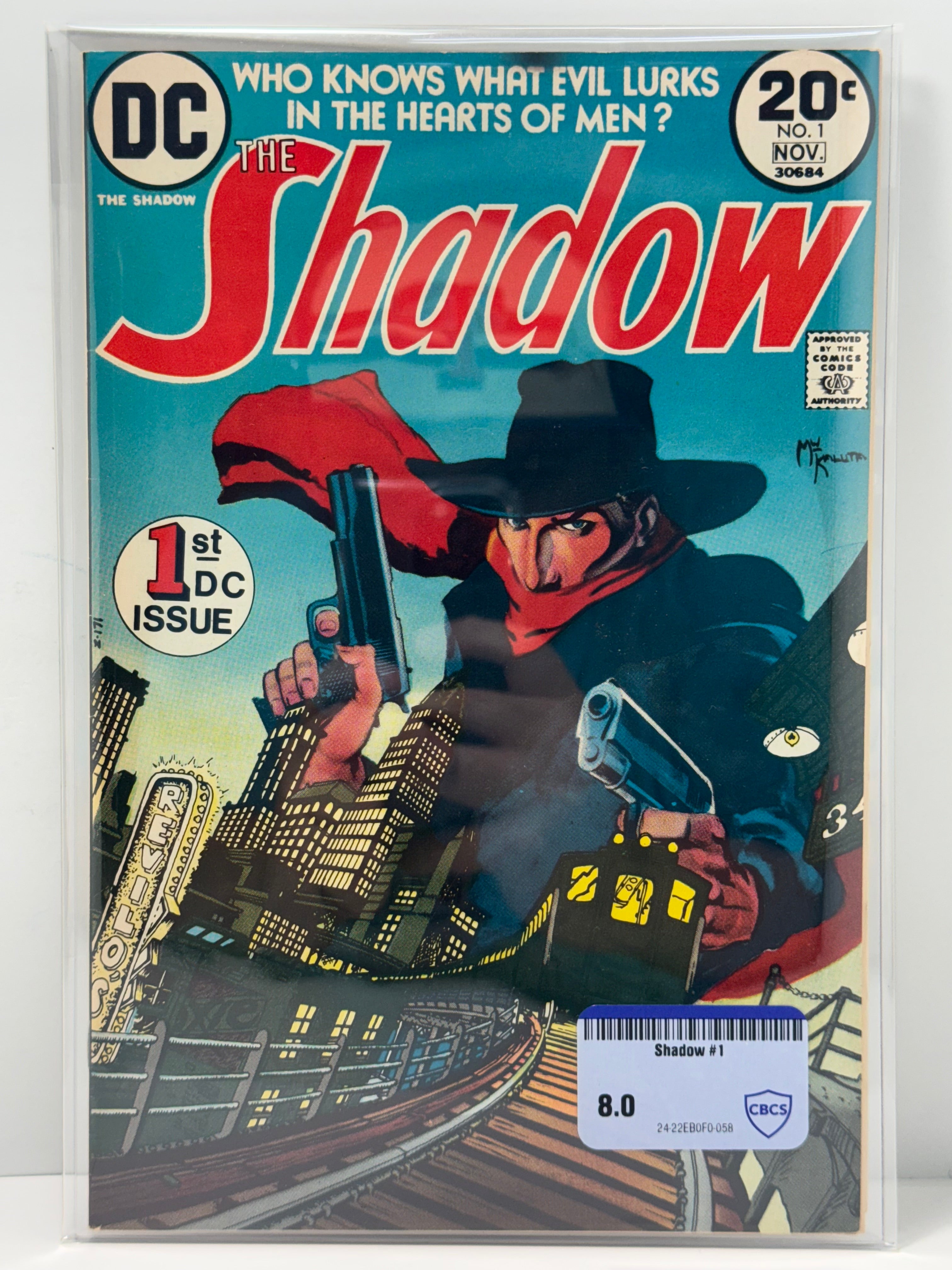 The SHADOW #1 first issue Bronze Age DC 1968 MIKE KALUTA CBCS Comic Re ...