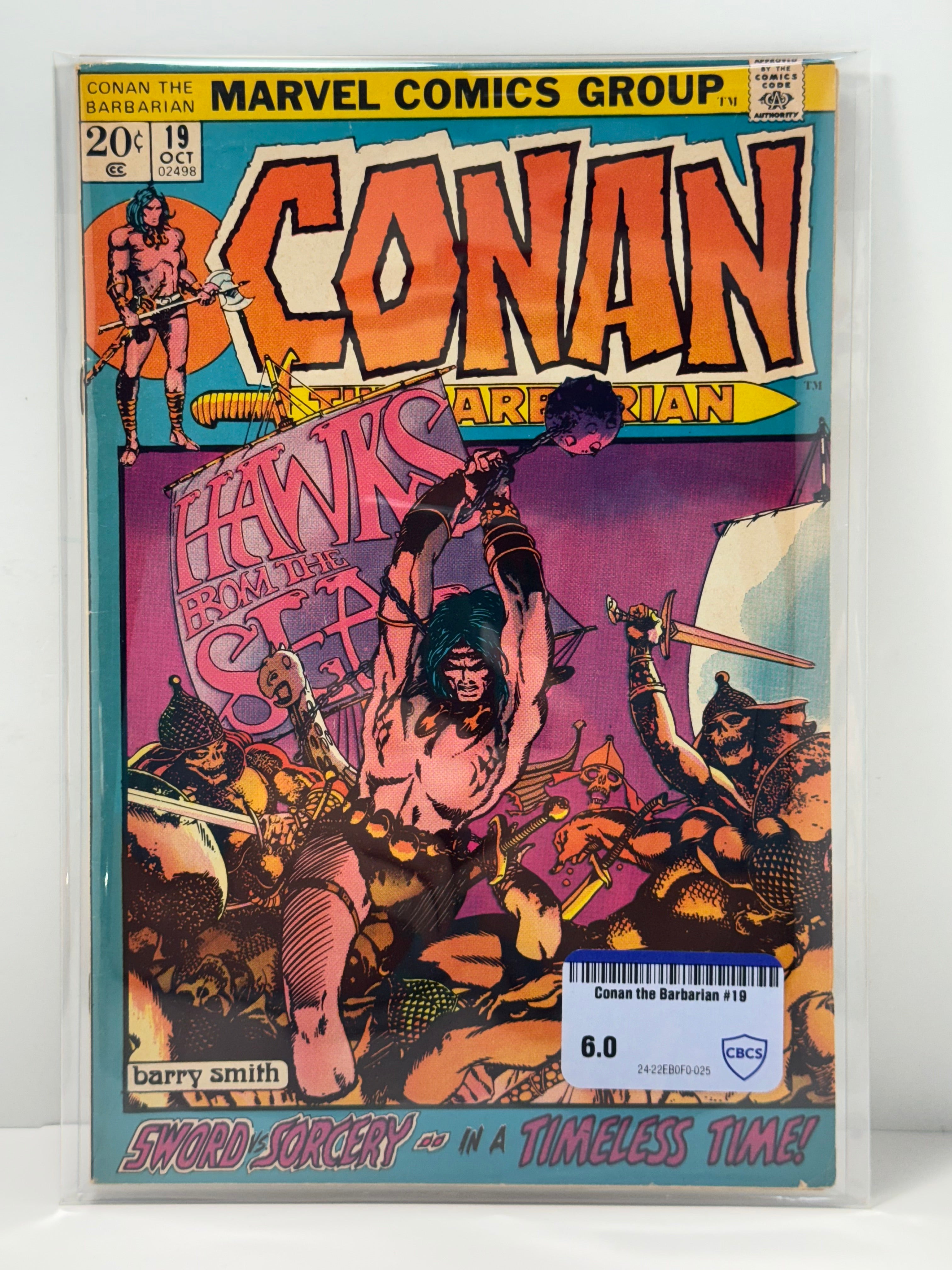 Conan the Barbarian #19 (Marvel Comics October 1972) CBCS Comic Review ...