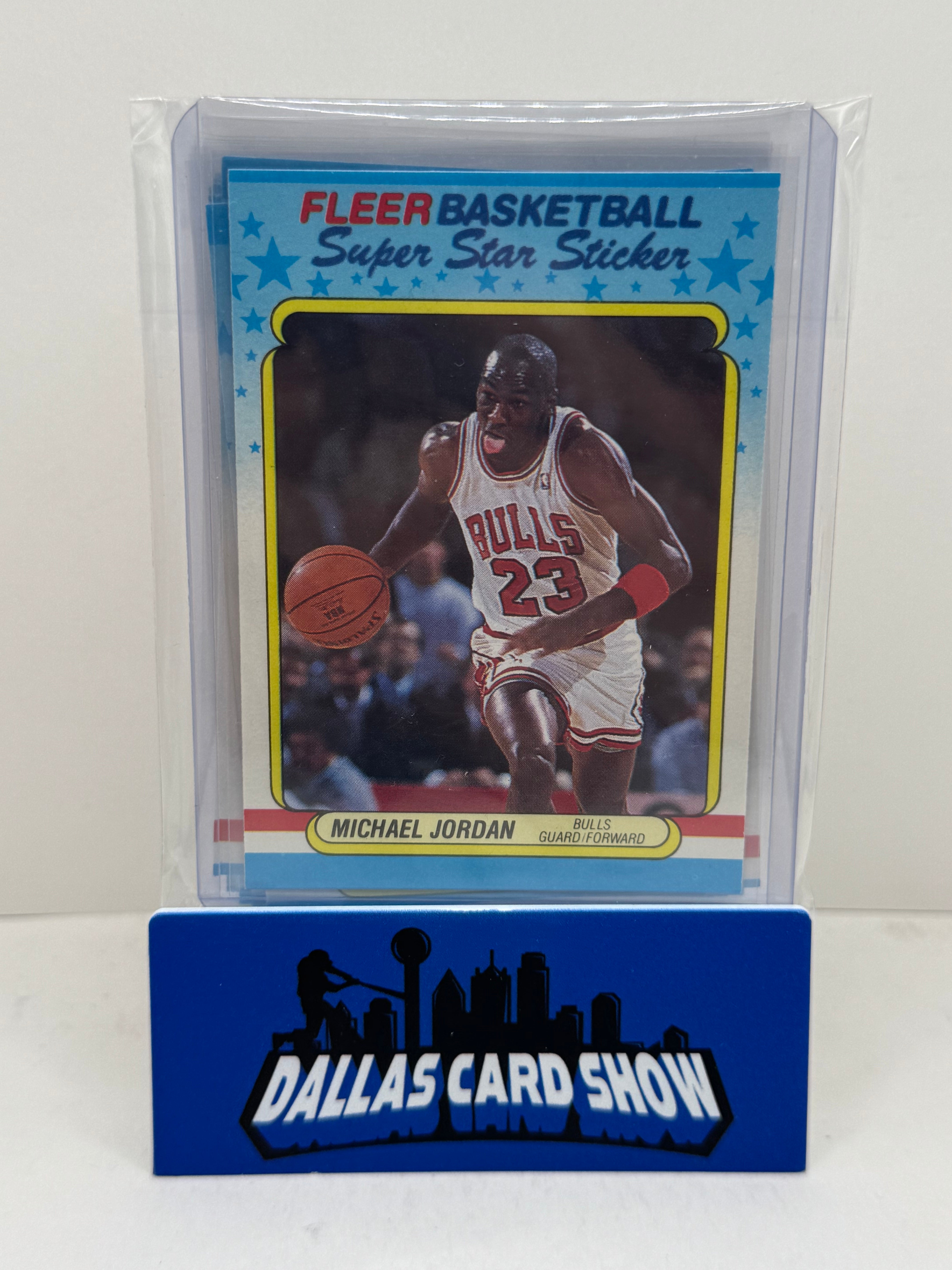 1988 Fleer Super Star Sticker Set w/Michael Jordan – Dallas Card Show