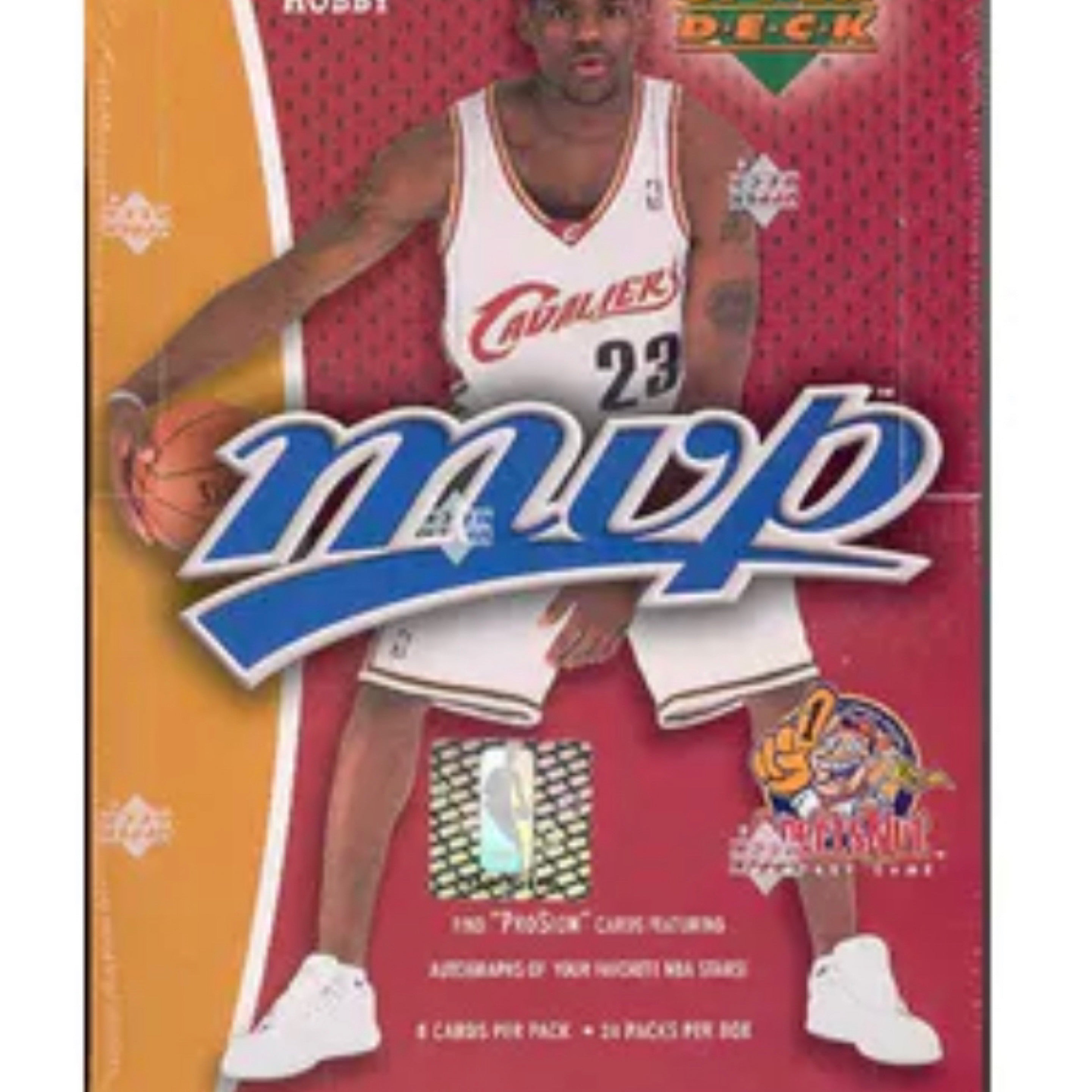 2003/04 Upper Deck MVP Basketball Hobby Box – Dallas Card Show