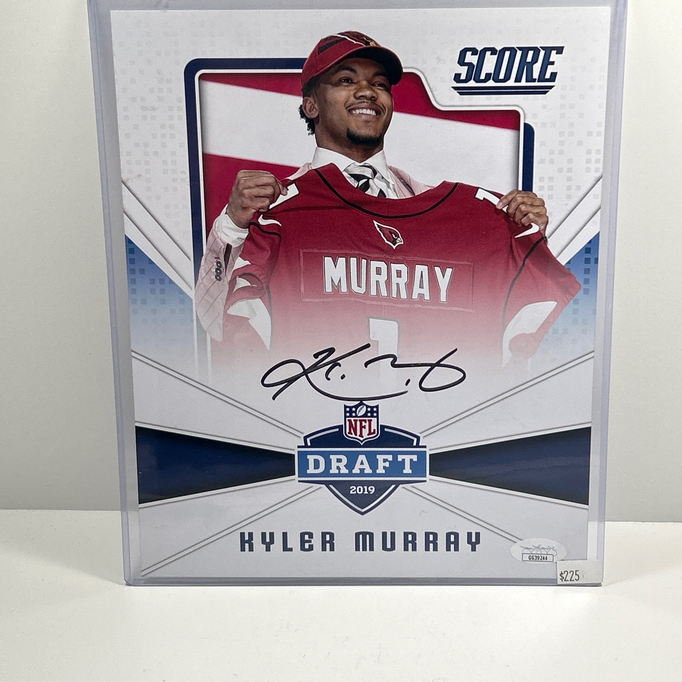 2019 Score Kyler Murray 8x10 Signed JSA Cert – Dallas Card Show